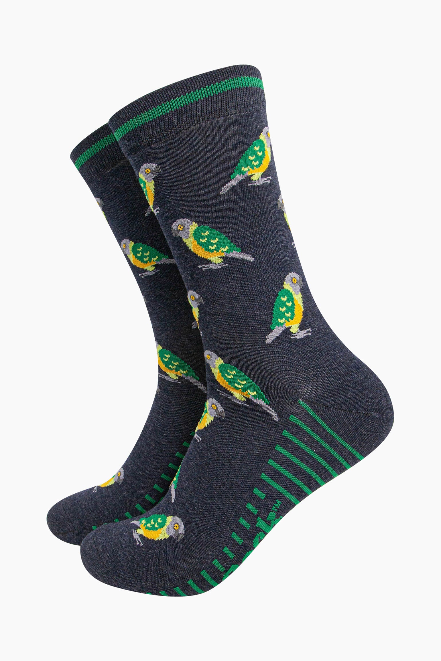 Sock Talk Senegal Parrot Bamboo Socks Men's Birds Pets Fun Animals UK ...