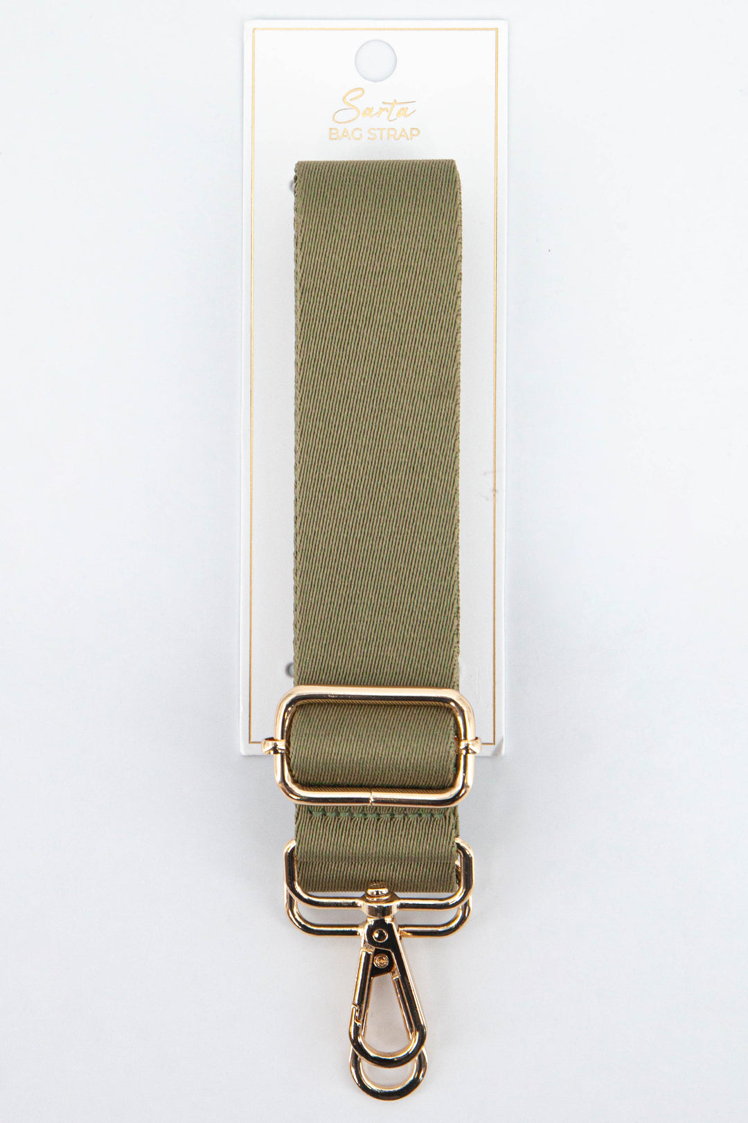 Sarta Plain Khaki Crossbody Wide Bag Strap Clip On Replacement Green ...