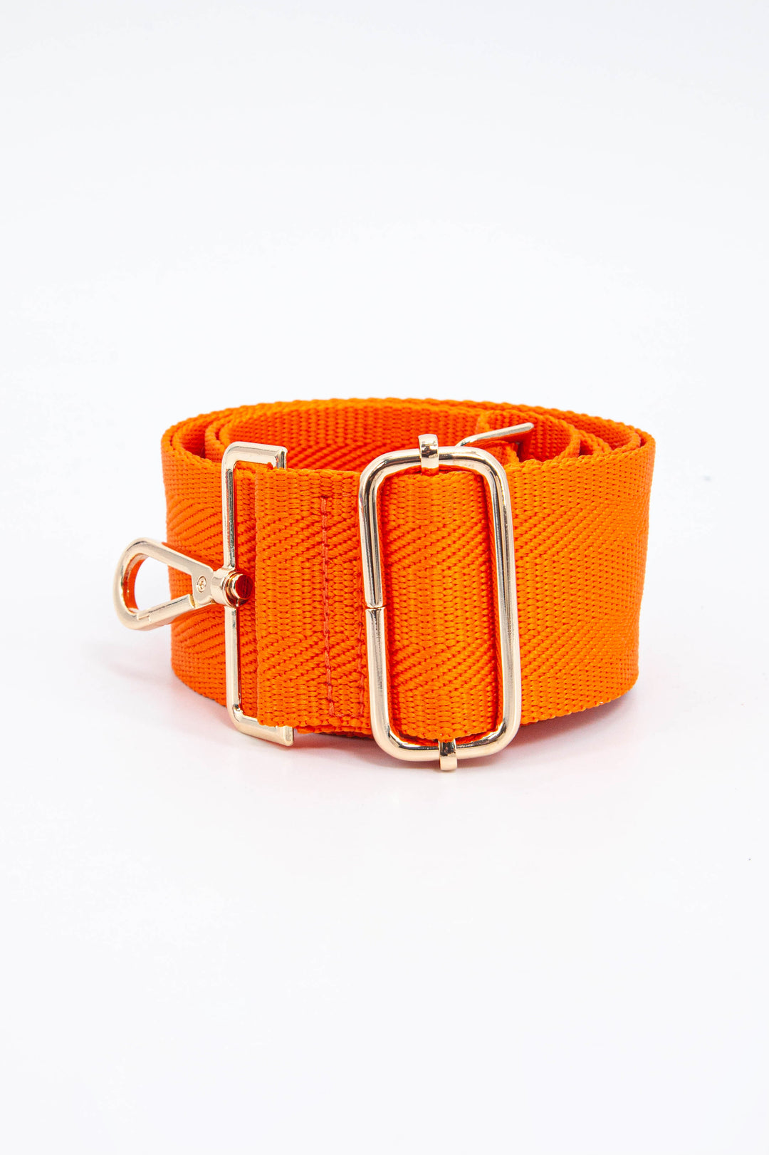 Sarta Plain Orange Crossbody Bag Strap Clip On Adjustable Wide Straps ...