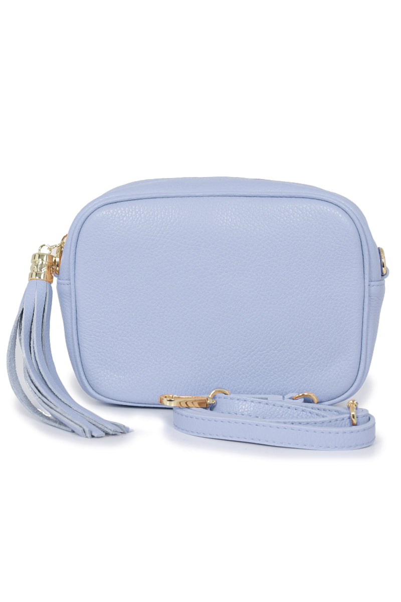 Sarta Italian Made Crossbody Camera Bag Azure Blue Ladies Handbags UK ...
